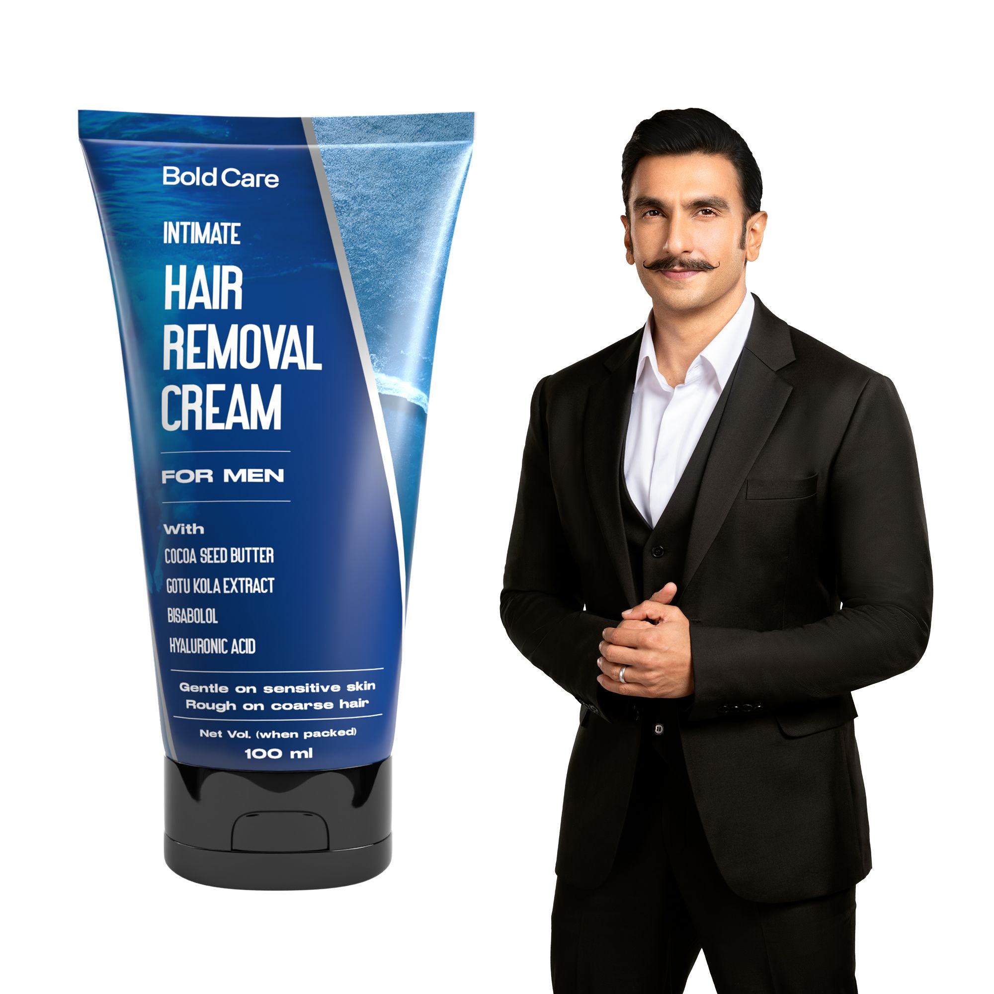 Bold Care Intimate Hair Removal Cream For Men Fast Painless Soothing For Unwanted Coarse Pubic